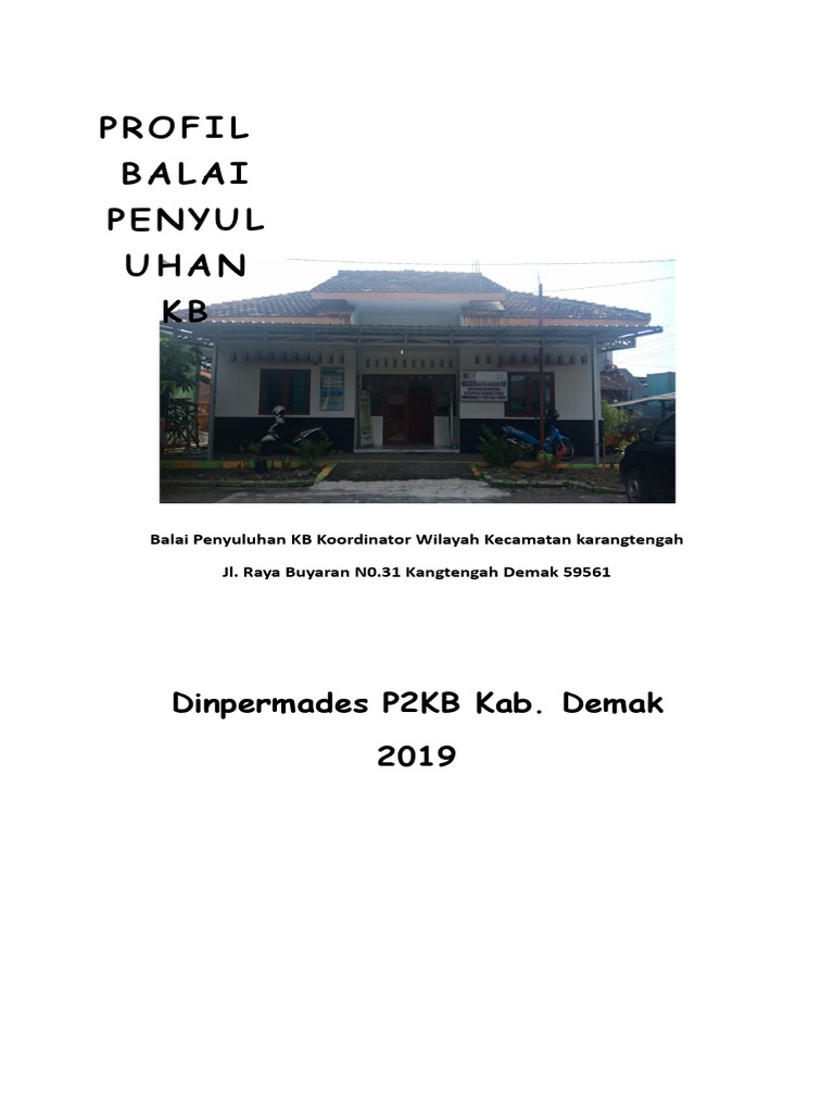 Profil Balai Penyuluhan KB | PDF