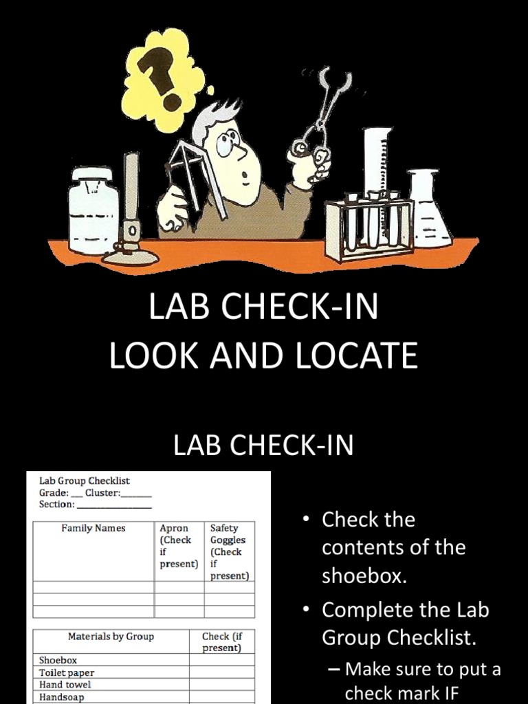 Lab Check-In Look and Locate | PDF | Explosion | Laboratories