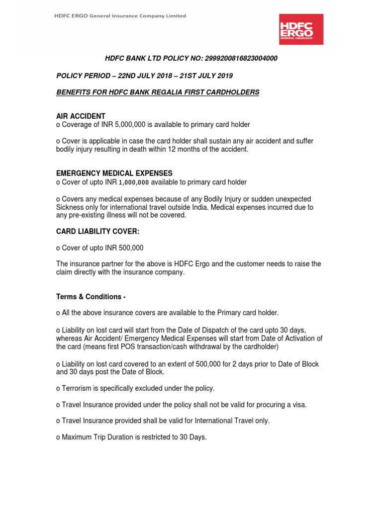 Coverages Regalia First | PDF | Insurance | Services (Economics)