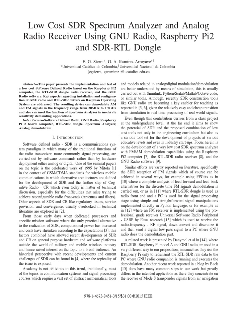 RTL SDR | PDF | Software Defined Radio | Frequency Modulation