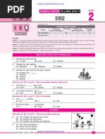 IMO Class 2 Paper - 2015-2016 StudyChaCha | PDF