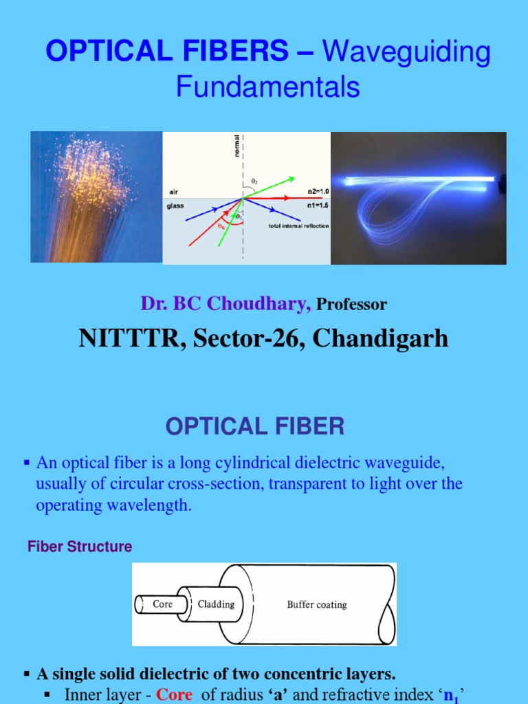 Optical Fibers Wave Guiding | Download Free PDF | Optical Fiber | Optics