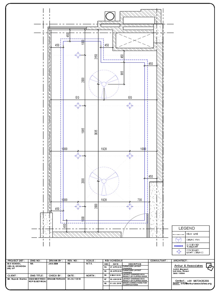 Floor Plan Layout and Legend for BLS School in Sector 16, Noida with ...