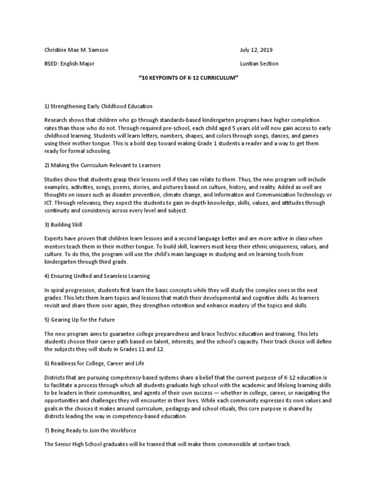 10-keypoints-of-k-12-curriculum-pdf-curriculum-educational-technology