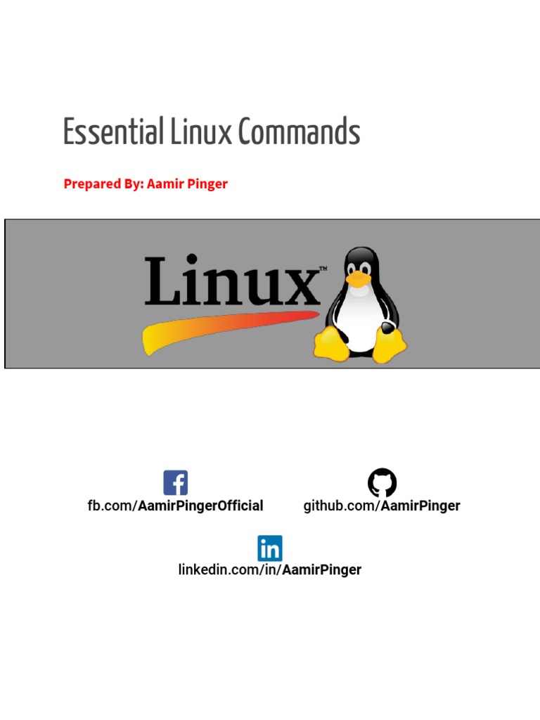 Linux Essential Commands Pdf Zip File Format Computer File