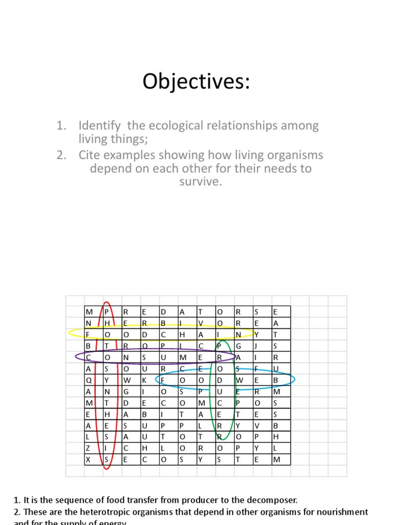 Ecological Relationships Guide | PDF | Habitat | Natural Environment