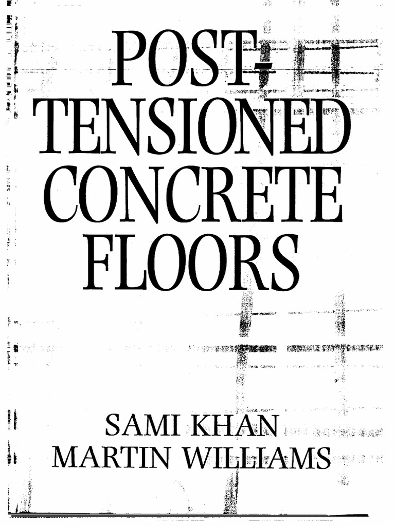 Design Guide Post-Tensioned Concrete floors-CPS PDF | PDF