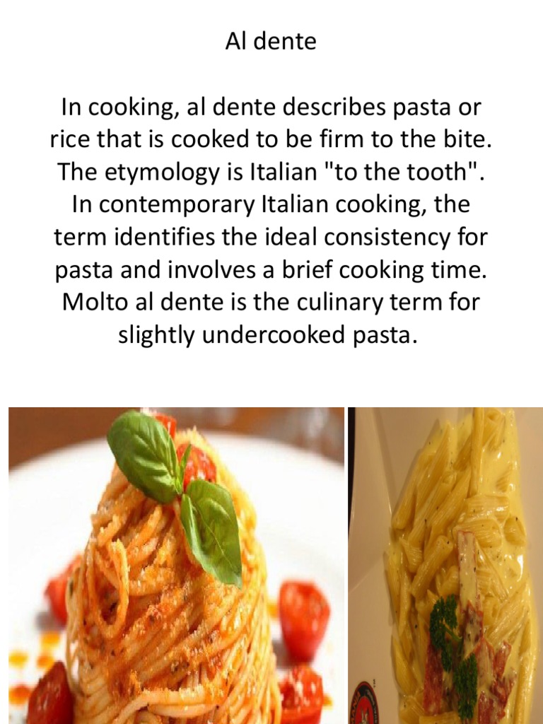 Al Dente | PDF