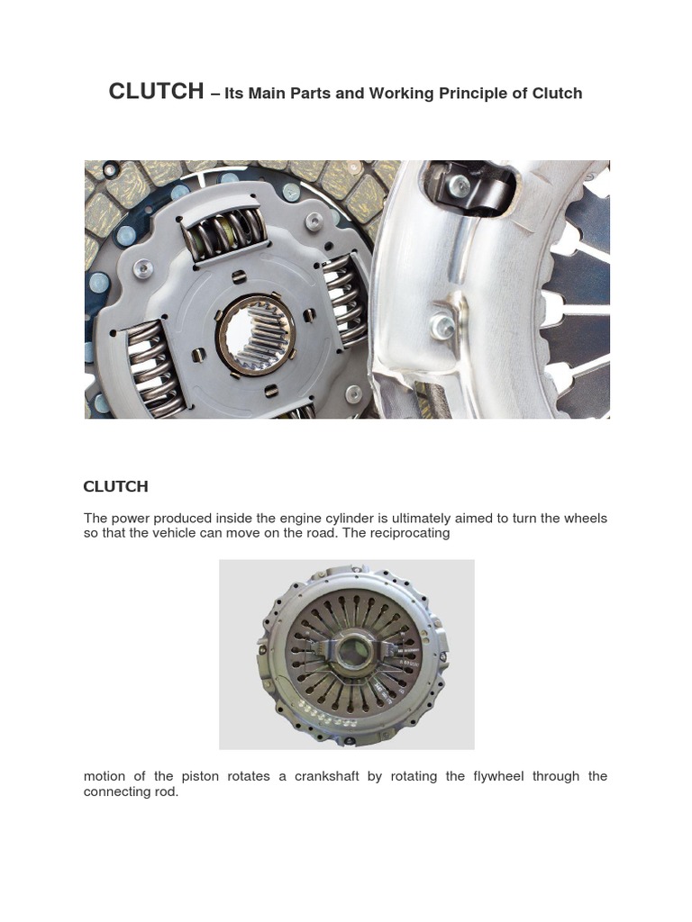 The Anatomy and Operation of the Clutch: A Comprehensive Look at Clutch ...