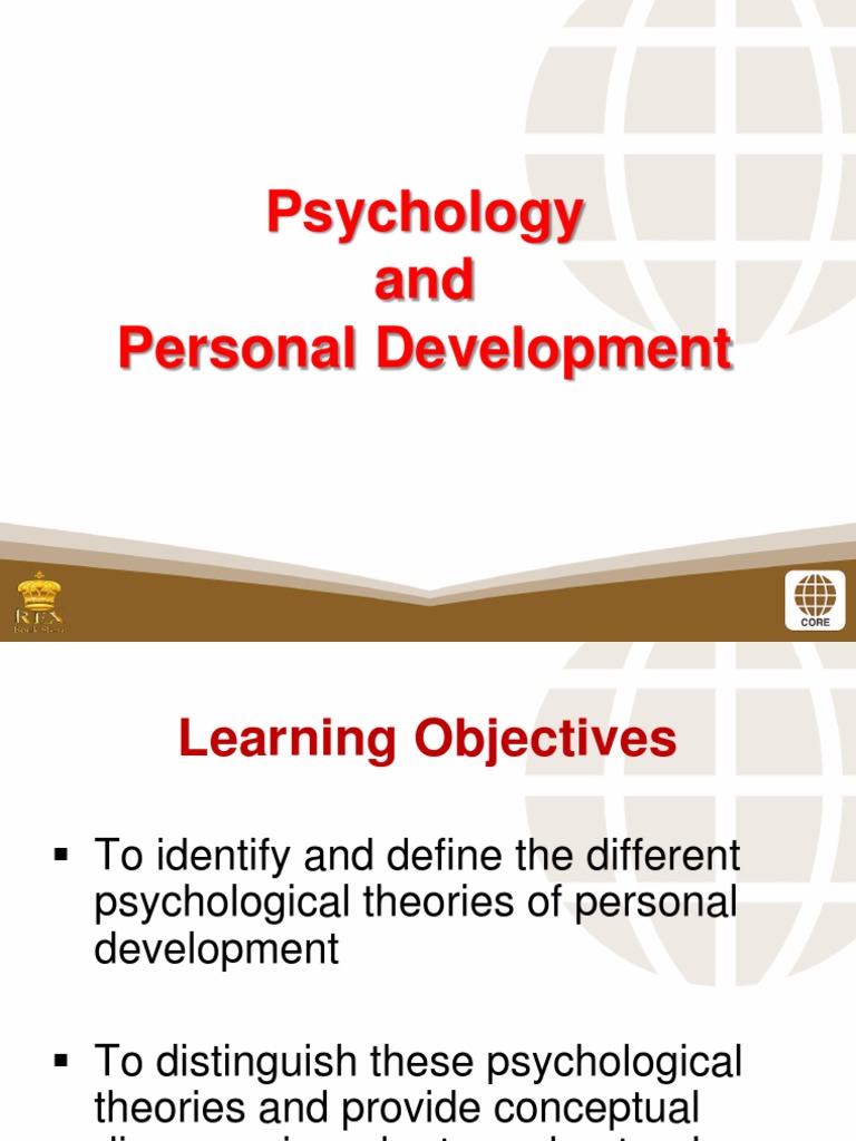 Psychological Theories of Personal Development | PDF
