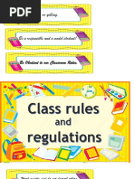 Classroom Rules | PDF