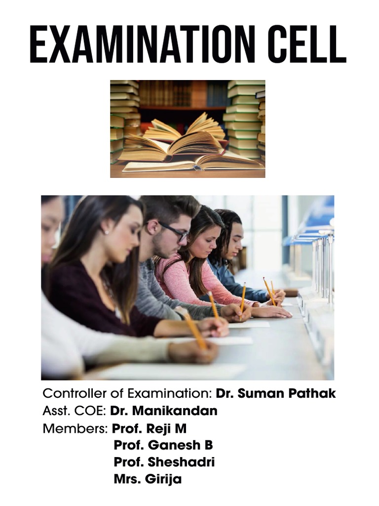 Examination Cell: Controller of Examination: Dr. Suman Pathak Asst. COE ...