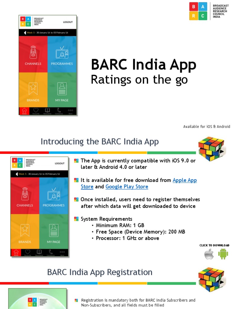 Barc India App Pdf Mobile App Ios