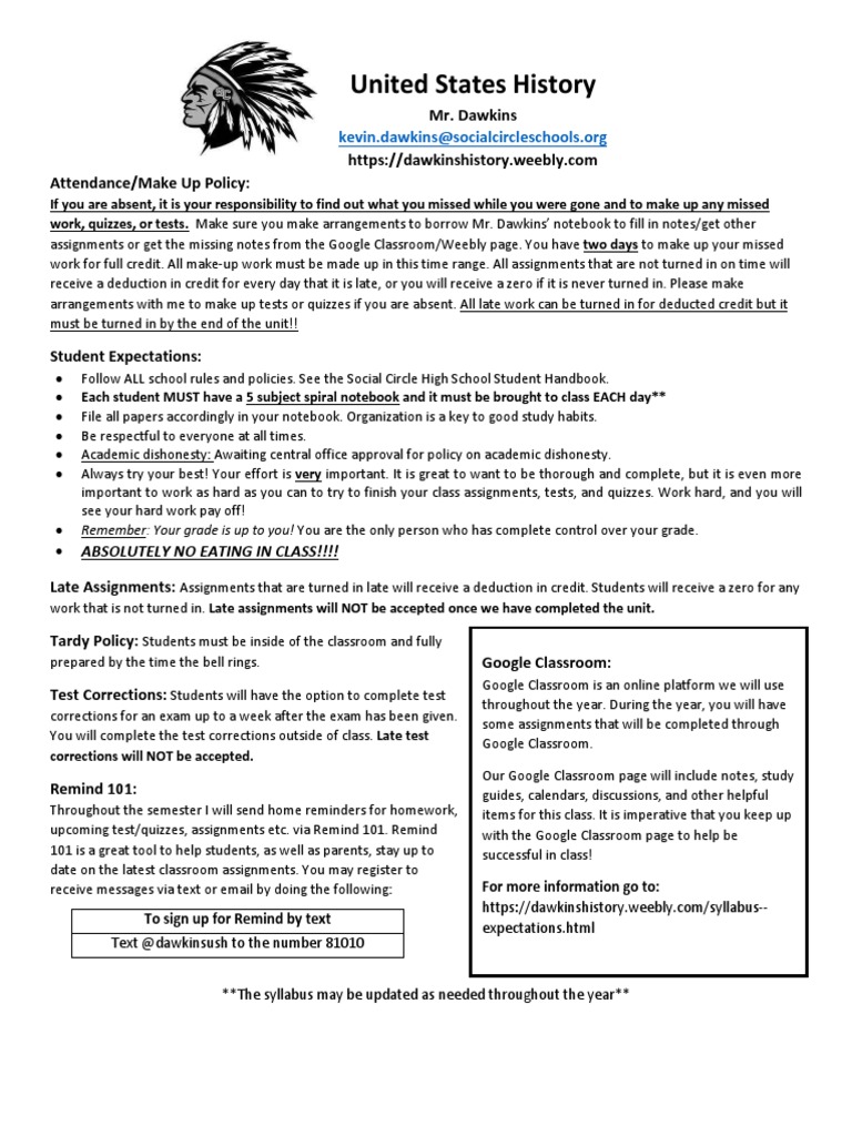 Ush Expectations | PDF | Homework | Communication