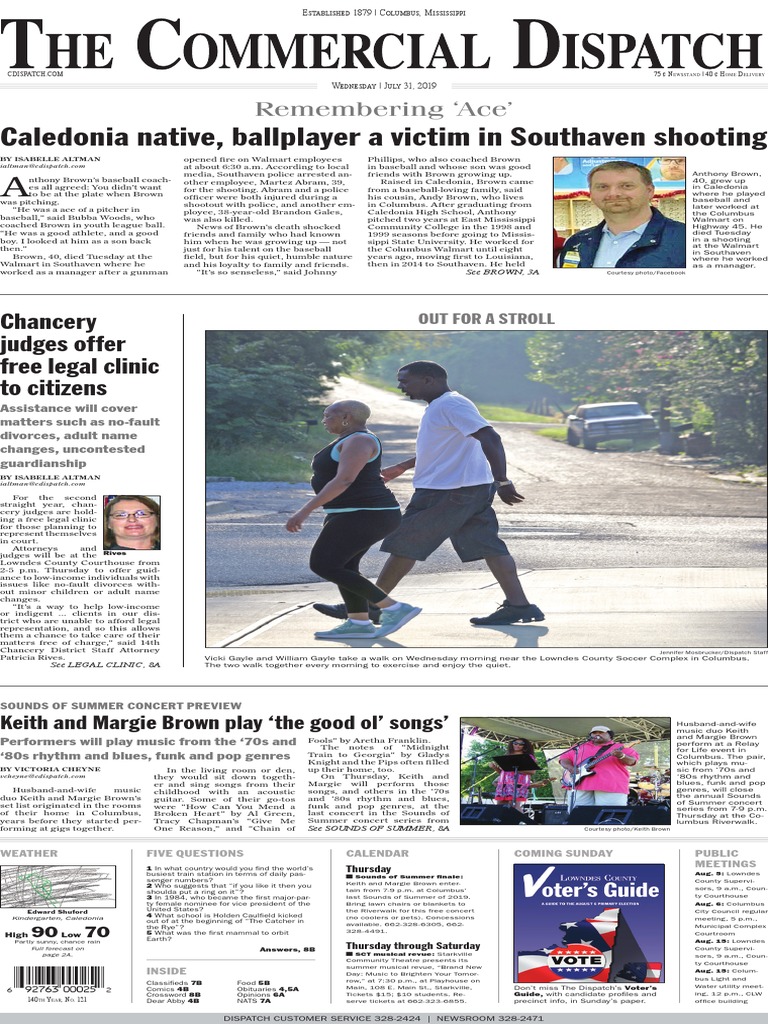 Commercial Dispatch Eedition 7-31-19 | PDF | Federal Reserve | Bernie ...