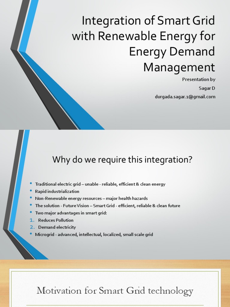 Integration of Smart Grid With Renewable Energy | PDF | Distributed ...