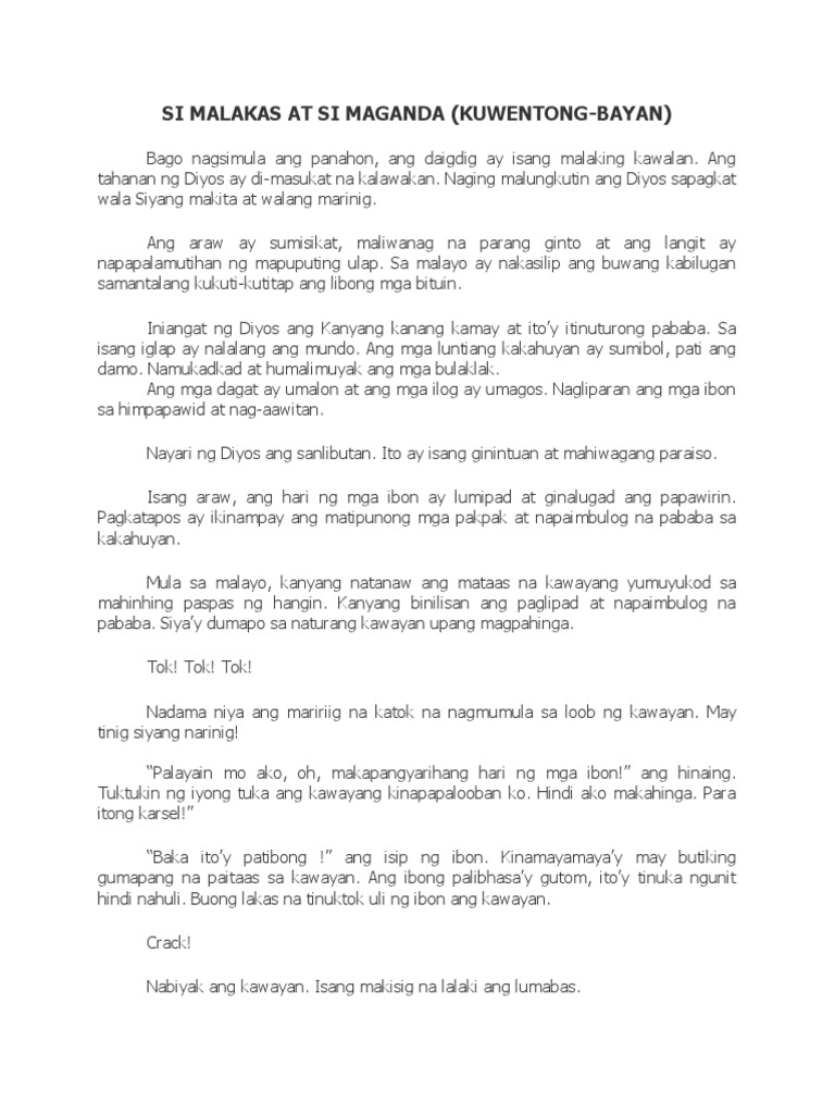 Kwentong Bayan | PDF