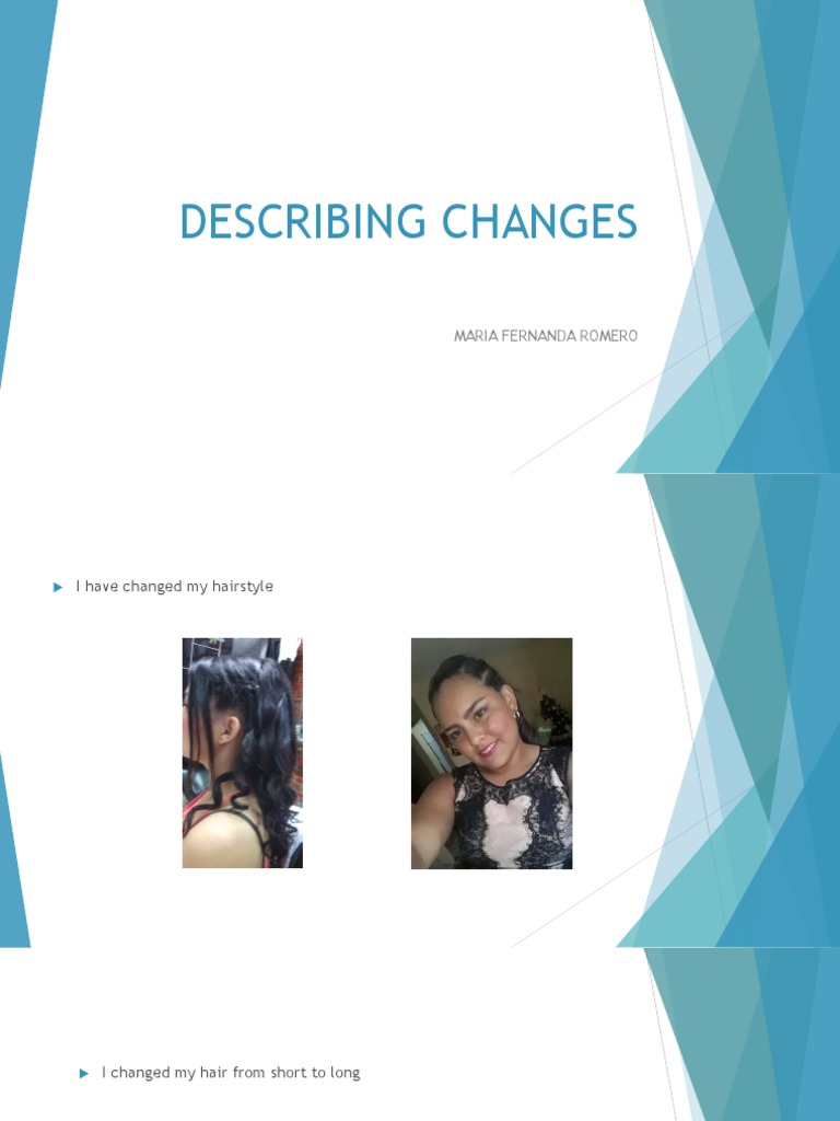 Describing Changes: Maria Fernanda Romero | PDF