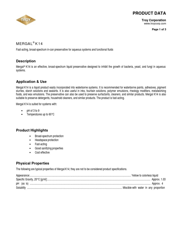 Mergal k14 (2016) (Thailandia) | PDF | Chemistry | Nature