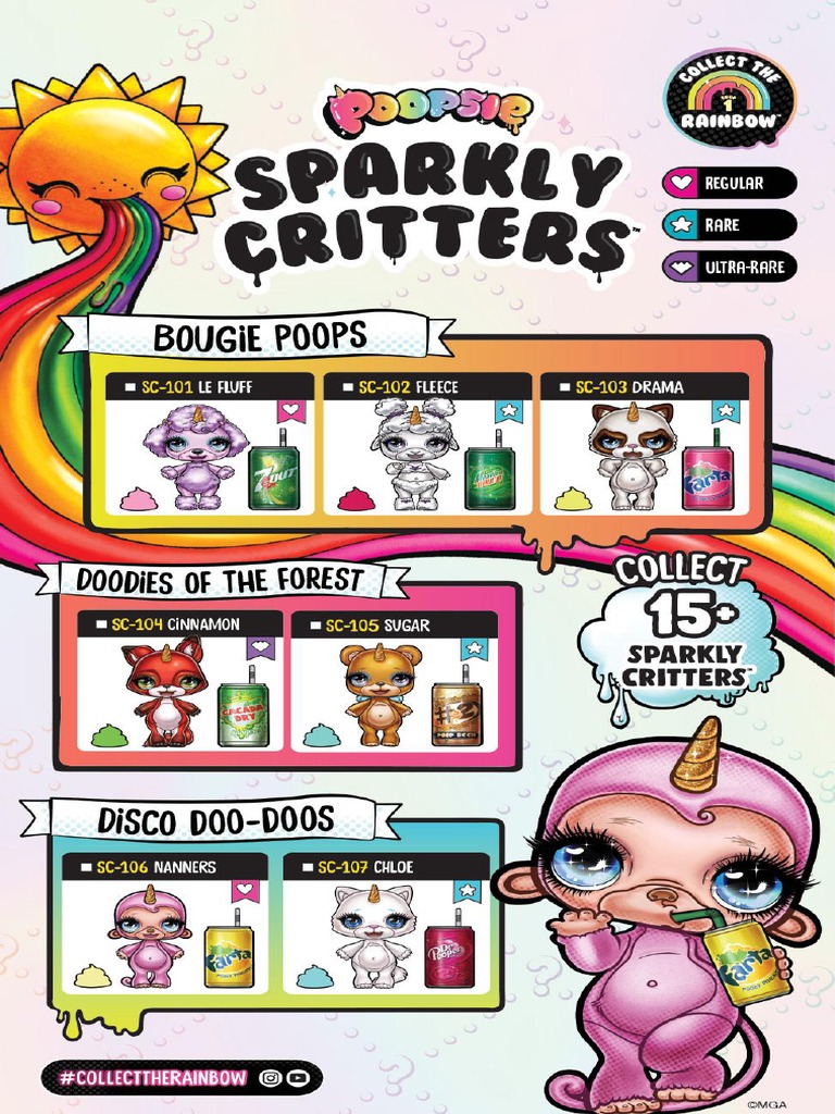 Poopsie Sparkly Critters Collectors Guide | PDF