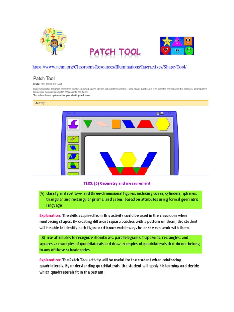 Patch Tool-Maria Sanchez | PDF