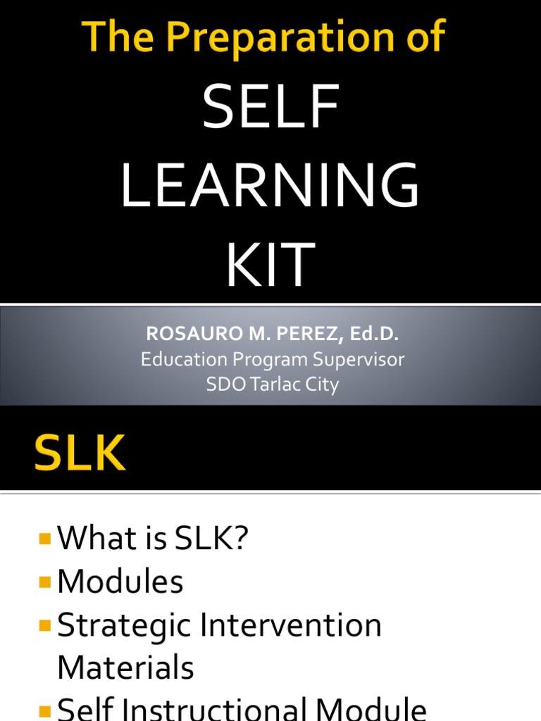 Self Learning Materials | Download Free PDF | Learning | Critical Thinking