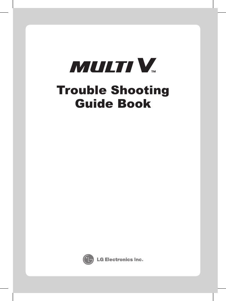 Multi V 2 Trouble Shooting Guide Book | PDF | Switch | Printed Circuit ...
