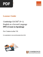 Learner Guide For Cambridge International As Level English General ...