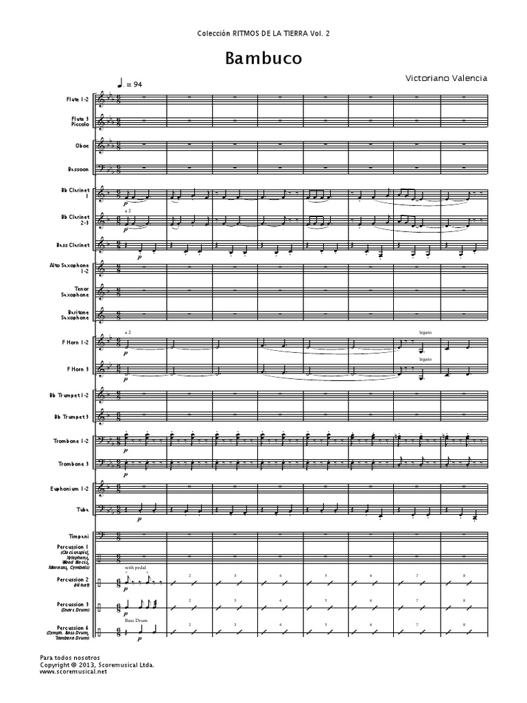 Bambuco: Victoriano Valencia | PDF | Elementary Organology | Woodwind ...