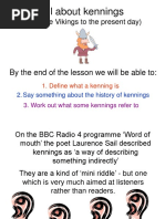 Kennings in Beowulf - Examples - (Cloze) | PDF | Beowulf