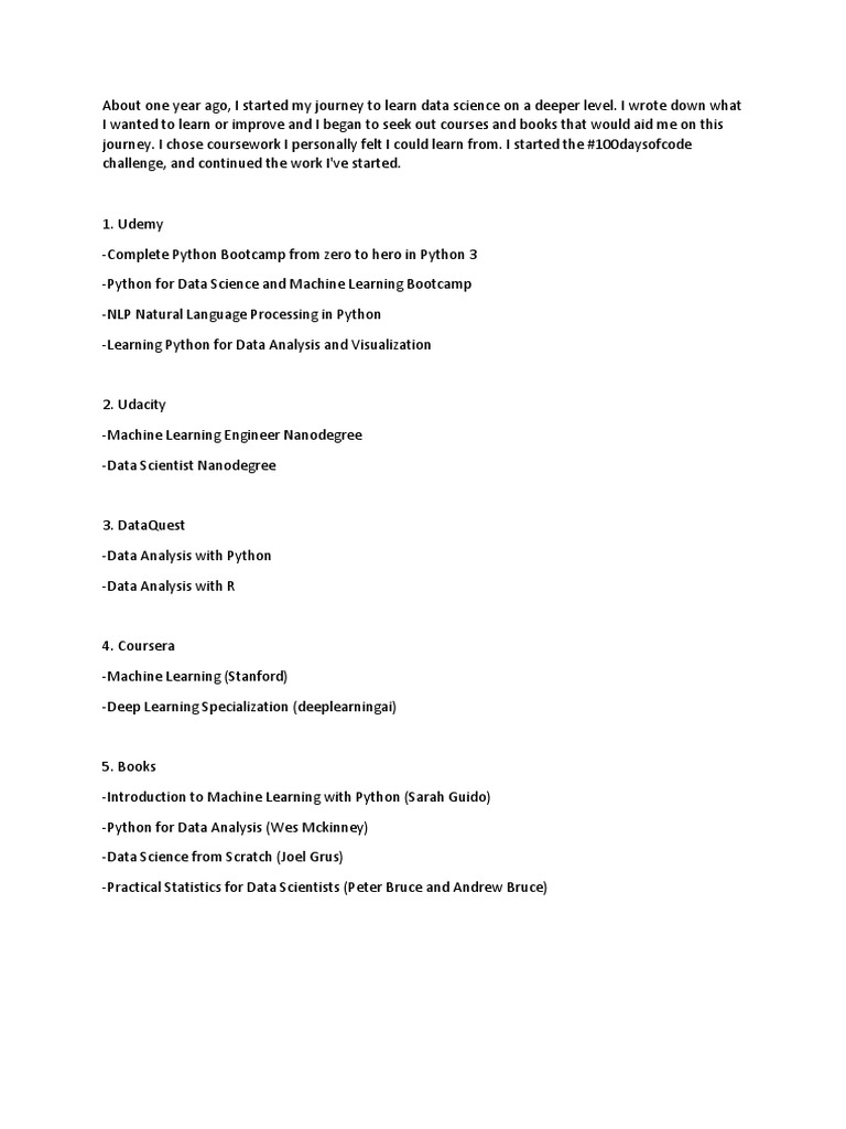 Data Science Guide | PDF