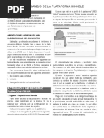 Manual Ambiente de Aprendizaje Virtual CUAM | PDF | Blog | Moodle