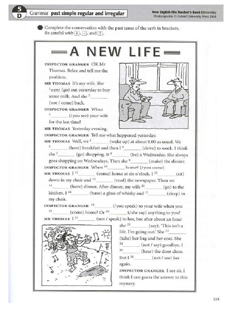 Exercise - Past Simple 07 - Text01 | PDF