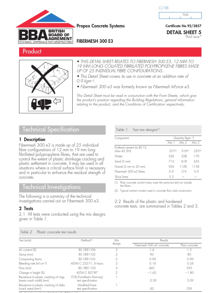 BBA Detail Sheet 5 - 4th Issue | PDF | Concrete | Materials