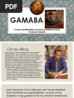 16 Gamaba Awardees | PDF | Weaving | Philippines