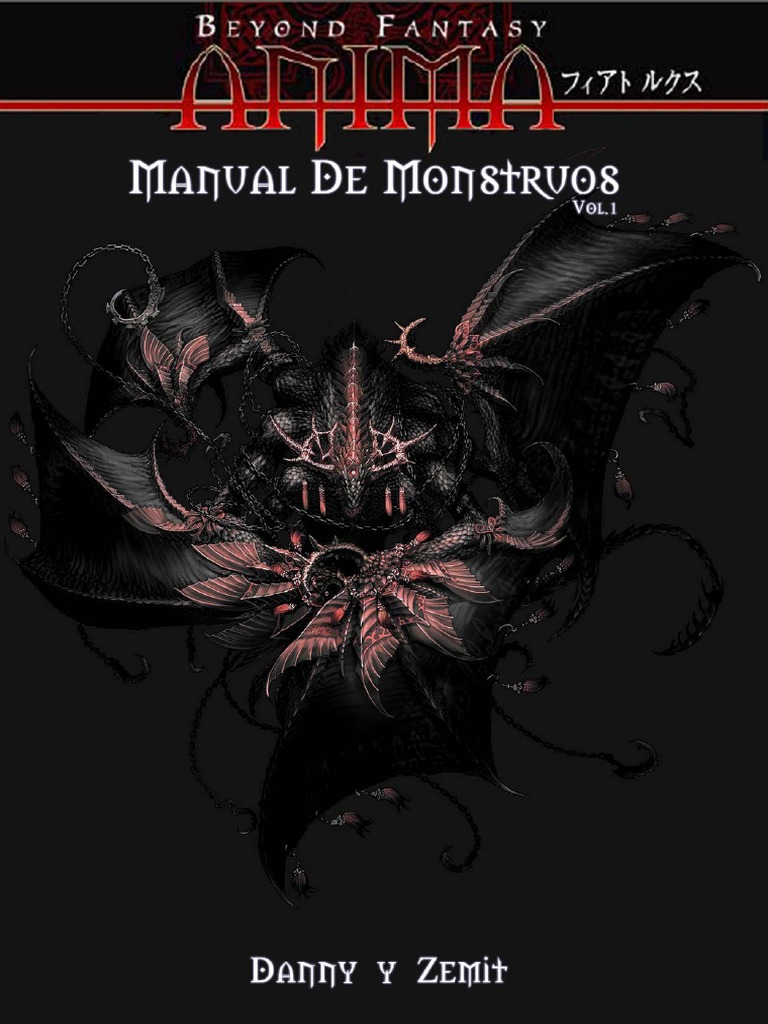 Anima Libro de Monstruos Volº1 PDF | PDF | Tentáculo | Naturaleza