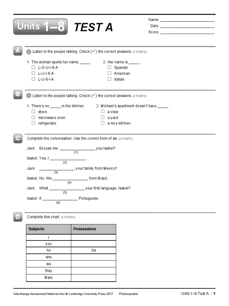 IC5 Intro T1to8A | PDF