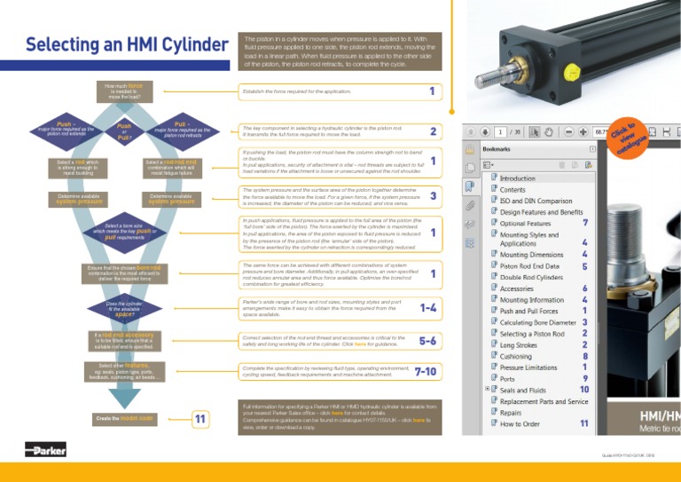 HMI Cylinder Selection | PDF | Piston | Cylinder (Engine)