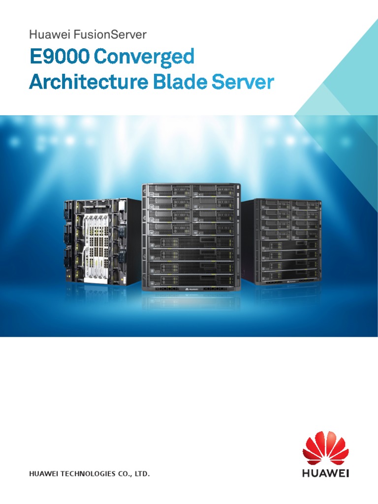 Huawei E9000 Blade Server Data Sheet | PDF | Solid State Drive | Hard Disk Drive