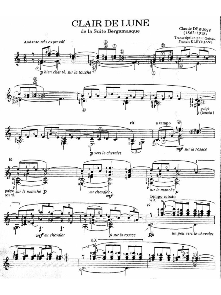 Clair de Lune Scan | PDF