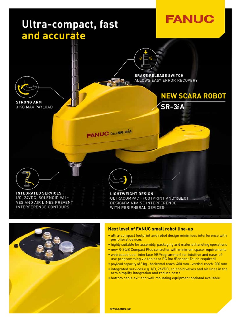 Flyer Scara Robot 3ia en | PDF | Electrical Engineering | Manufactured ...