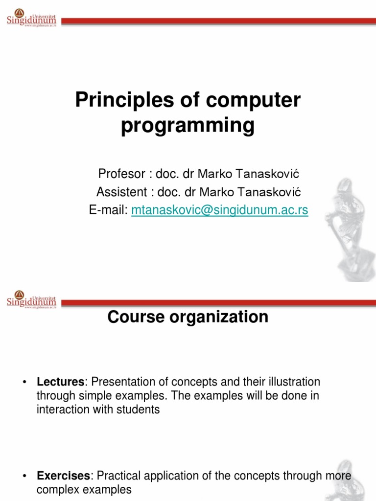 Lecture 1 | PDF | Programming Language | Assembly Language
