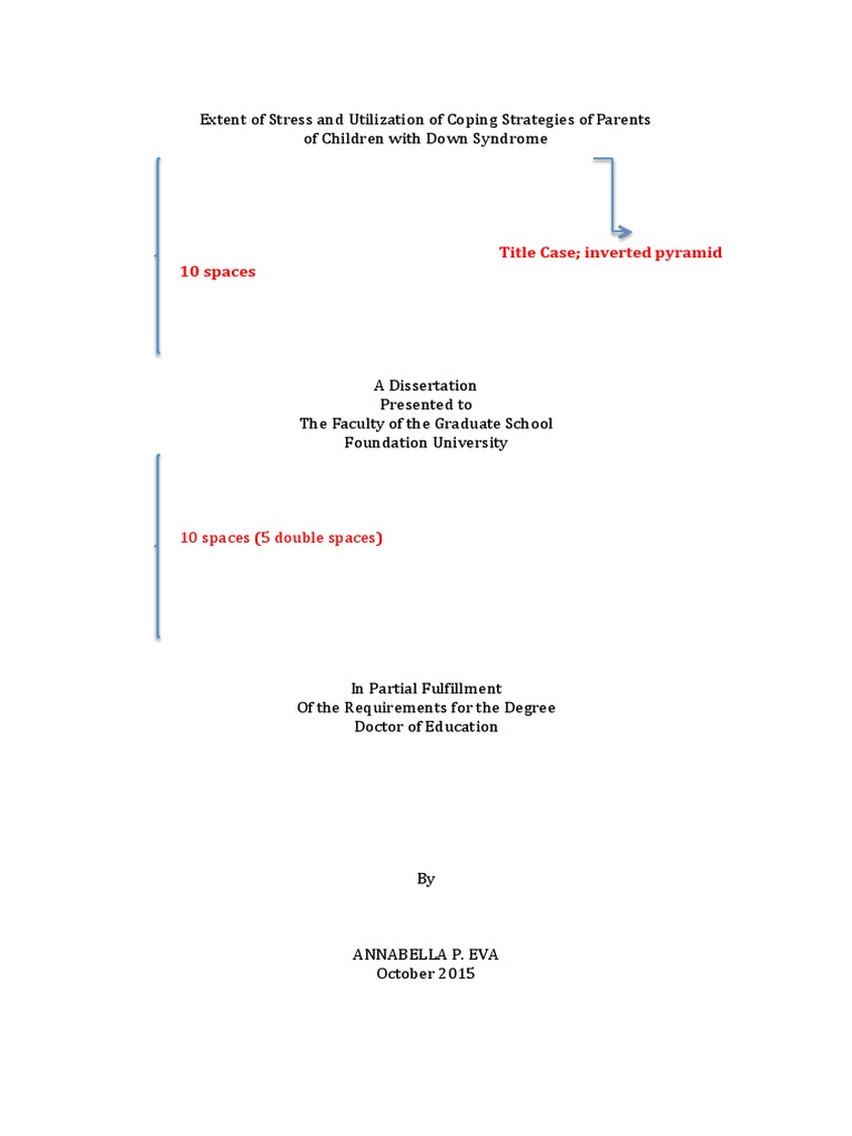 Title Case Inverted Pyramid 10 Spaces | PDF