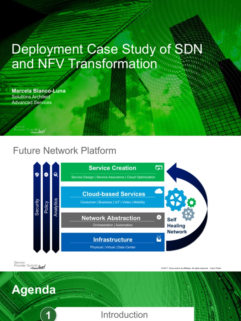 Deployment Case Study of SDN and NFV Transformation | PDF | Cisco Systems | Open Stack