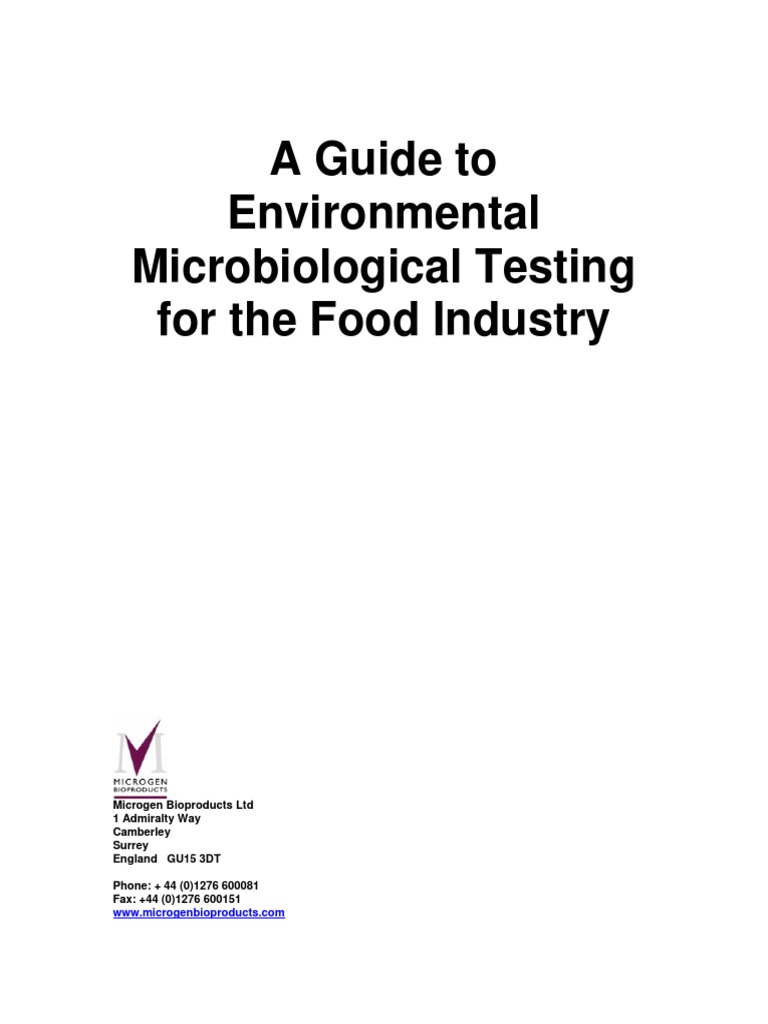 Guide To Environmental Microbiological Monitoring | PDF | Environmental ...