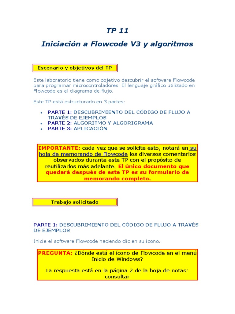 Introducción a Flowcode V3 y Algoritmos | PDF | Algoritmos | Número Real