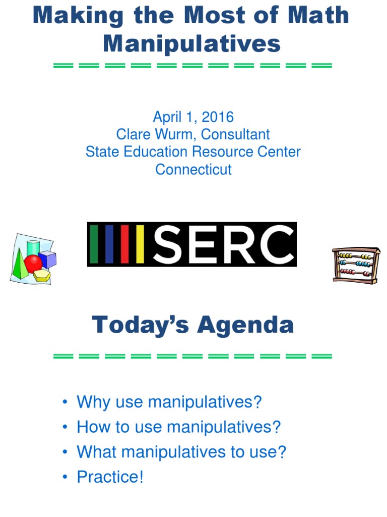 Making The Most of Math Manipulatives | PDF | National Council Of ...