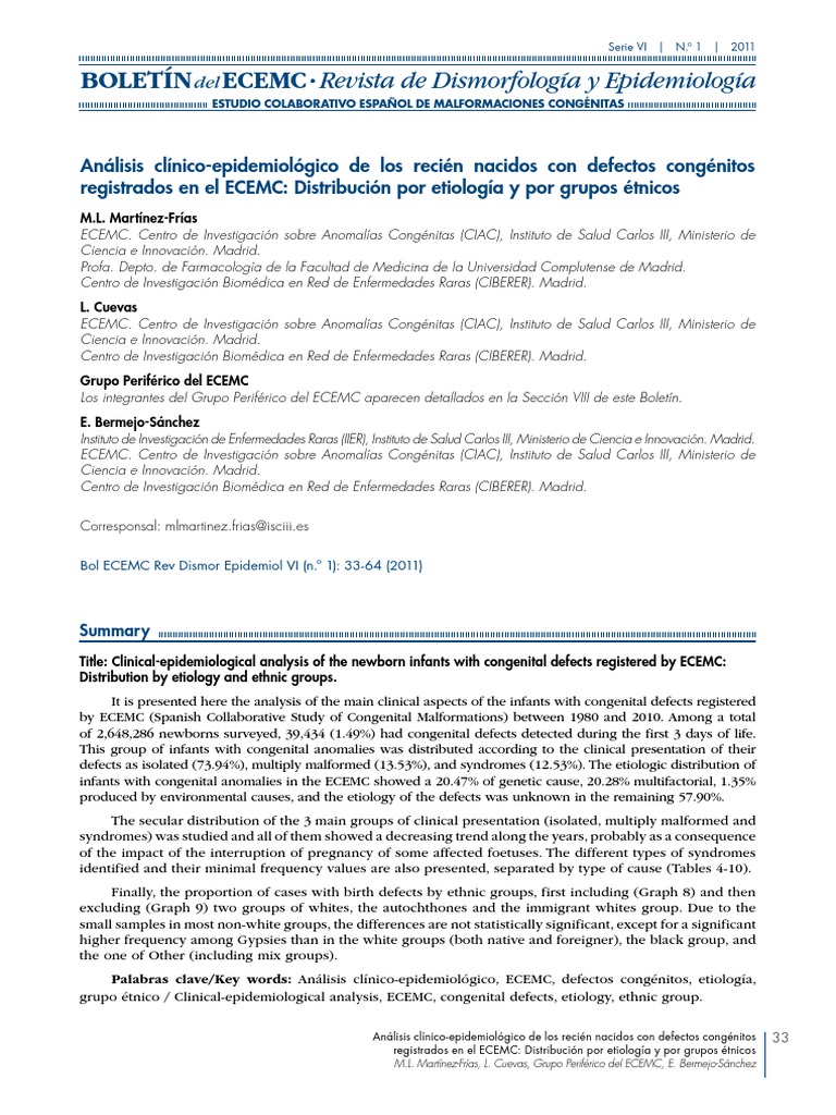 Focomelia | PDF | Diagnostico medico | Regresión lineal