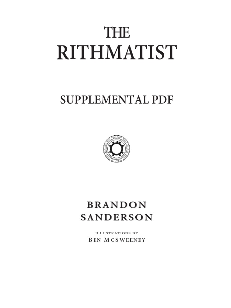 The Rithmatist Supplemental PDF | PDF