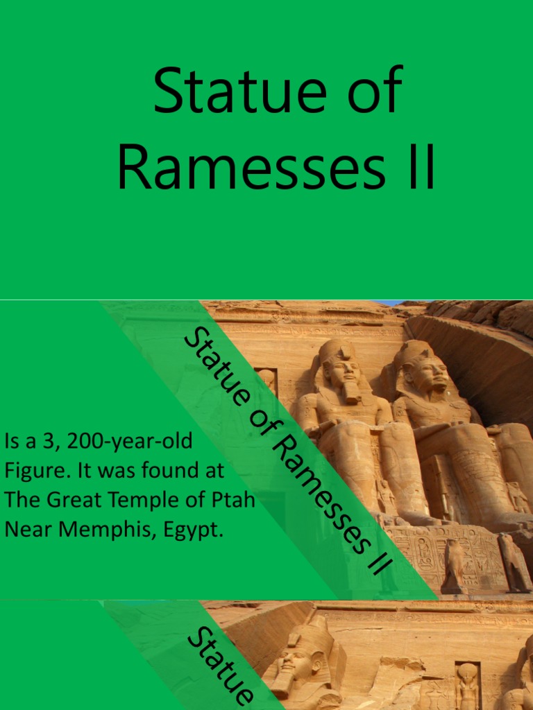 Statue of Ramesses II | PDF